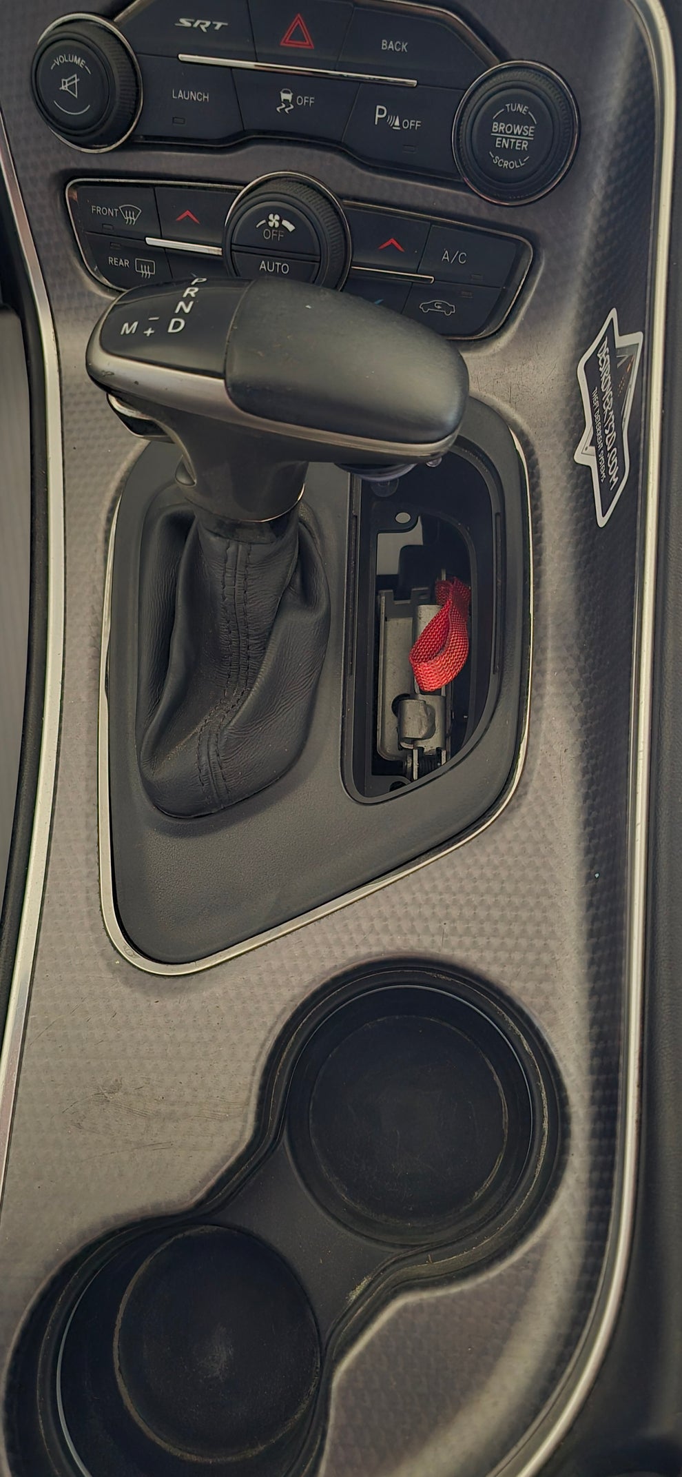 2015-2023 Dodge Challenger Steel Neutral Strap/Release Cover Plate - L ...